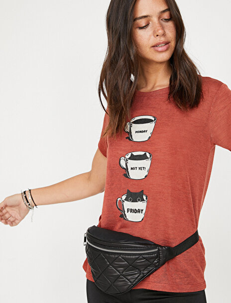 Koton Kadın Koton Love T-Shirt