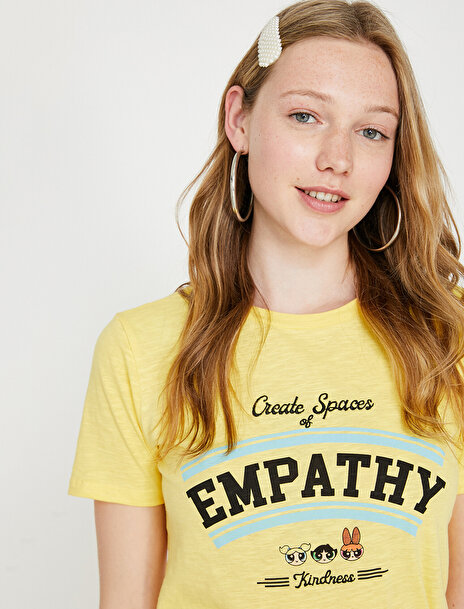 Koton Kadın Powerpuff Girls Lisanslı Baskılı T-Shirt Koton Kadın Powerpuff Girls Lisanslı Baskılı T-Shirt