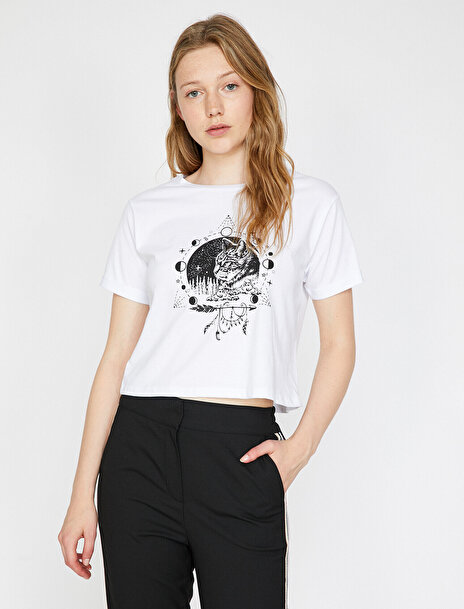 Koton Kadın Koton Love T-Shirt