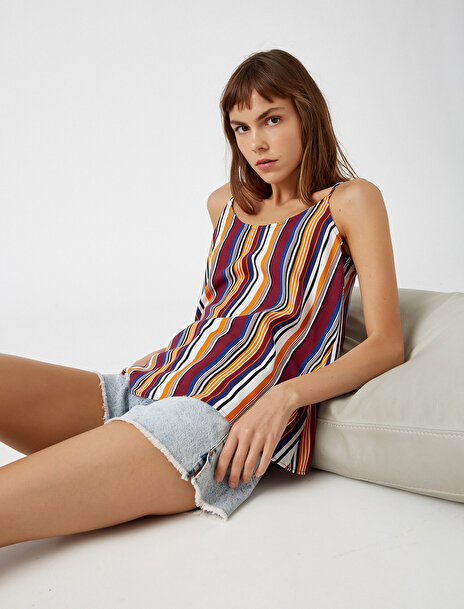 Koton Kadın Çizgili Tank Top Koton Kadın Çizgili Tank Top