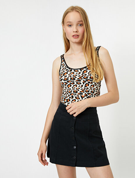 Koton Ole Genç Kız Oyuk Yaka Atlet