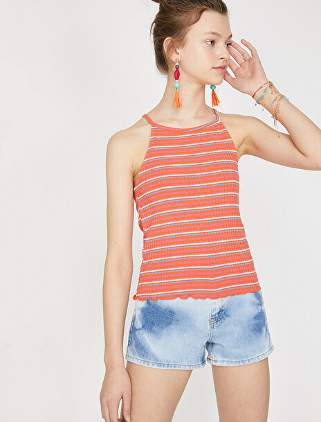 Koton Ole Genç Kız Çizgili Atlet