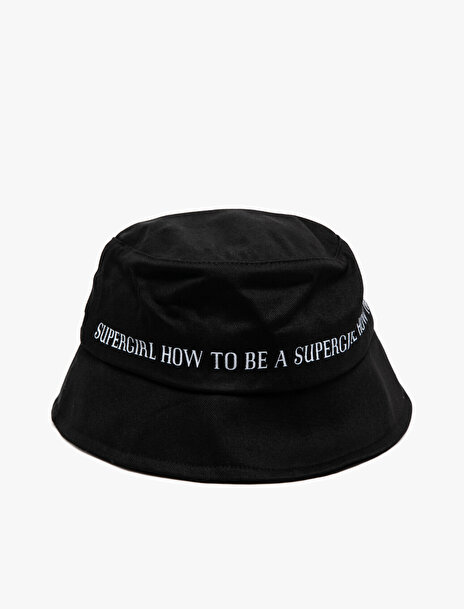 Koton Kadın Yazılı Baskılı Şapka