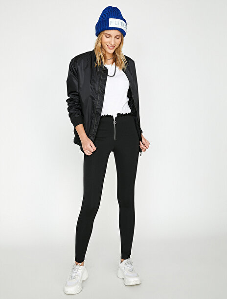 Koton Kadın Fermuar Detaylı Tayt Koton Kadın Fermuar Detaylı Tayt