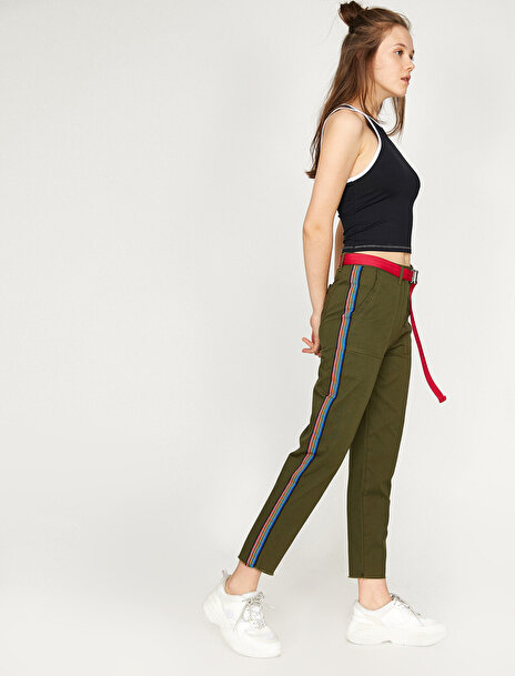 Koton Ole Genç Kız Biye Detaylı Pantolon