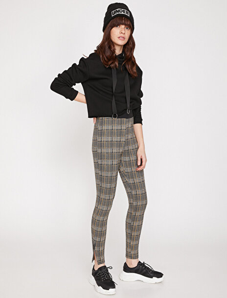 Koton Ole Genç Kız Kareli Tayt