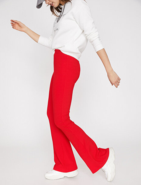 Koton Ole Genç Kız İspanyol Paça Pantolon