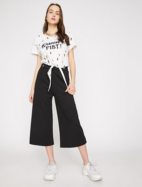 Koton Kadın Kısa Paça Pantolon