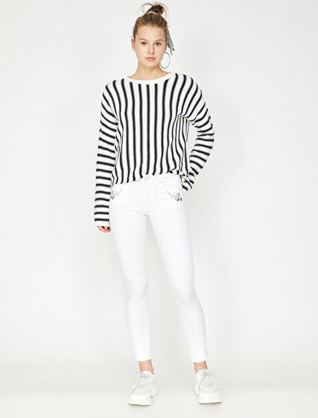 Koton Kadın İşlemeli Pantolon