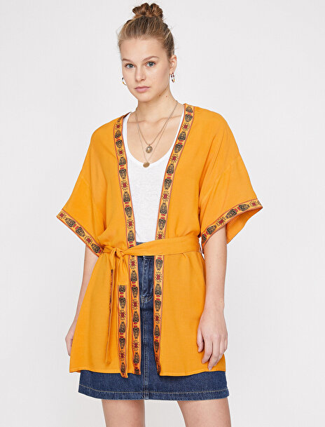 Koton Kadın Baskı Detaylı Kimono