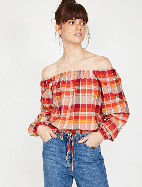 Koton Kadın Omzu Açık Bluz