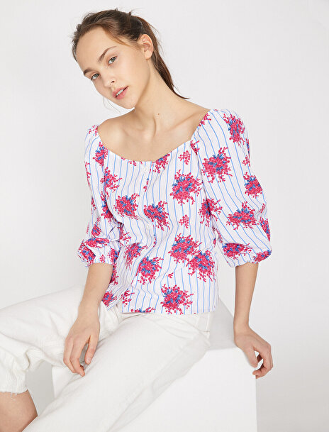 Koton Kadın Omzu Açık Bluz