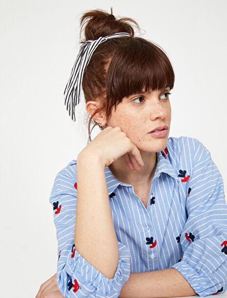 Koton Kadın İşlemeli Gömlek