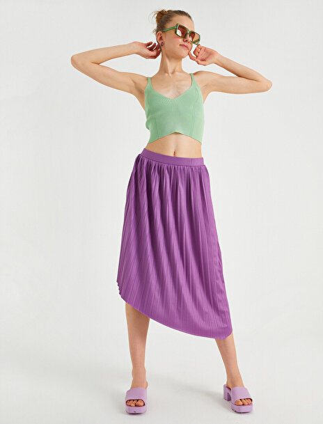 Koton Ole Genç Kız Pilili Etek