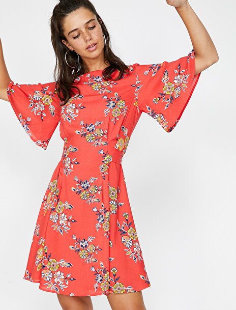 Koton Kadın The Floral Dress - Çiçek Desenli Elbise Koton Kadın The Floral Dress - Çiçek Desenli Elbise