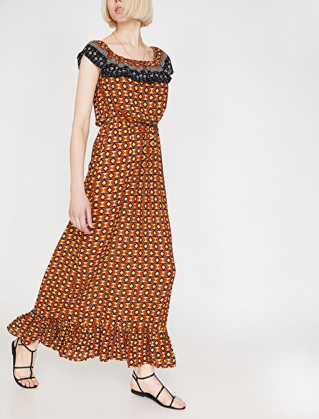 Koton Kadın The Maxi Dress - Maksi Elbise