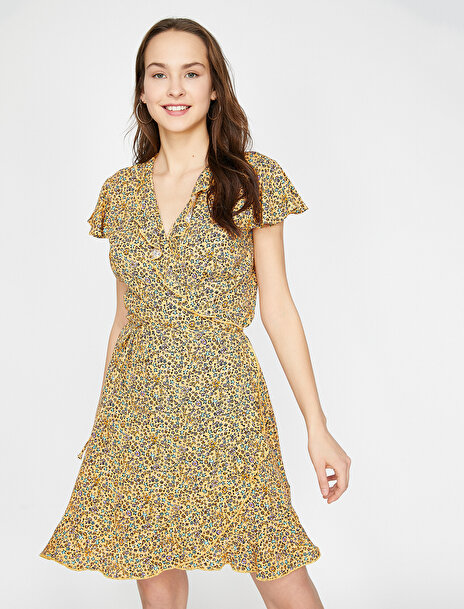 Koton Kadın The Floral Dress - Çiçek Desenli Elbise Koton Kadın The Floral Dress - Çiçek Desenli Elbise