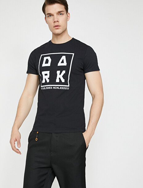 Koton Erkek Yazılı Baskılı T-Shirt