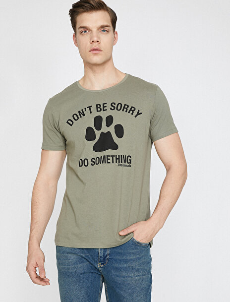 Koton Erkek Koton Love T-Shirt