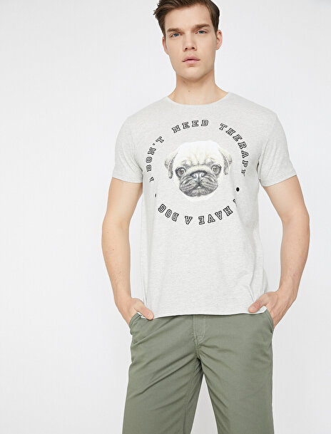 Koton Erkek Koton Love T-Shirt