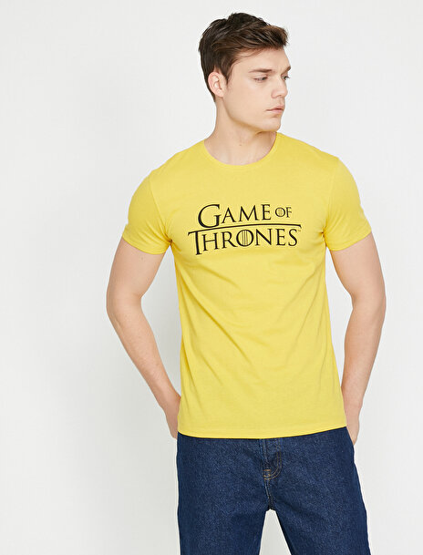Koton Erkek Game Of Thrones Lisanslı Baskılı T-Shirt Koton Erkek Game Of Thrones Lisanslı Baskılı T-Shirt