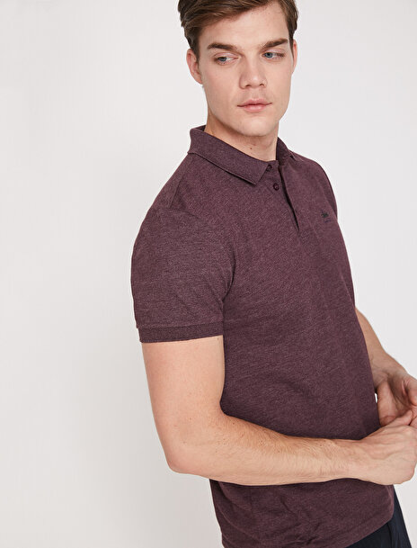 Koton Erkek Polo Yaka Metal Logo Detaylı Slim Fit Tişört Koton Erkek Polo Yaka Metal Logo Detaylı Slim Fit Tişört