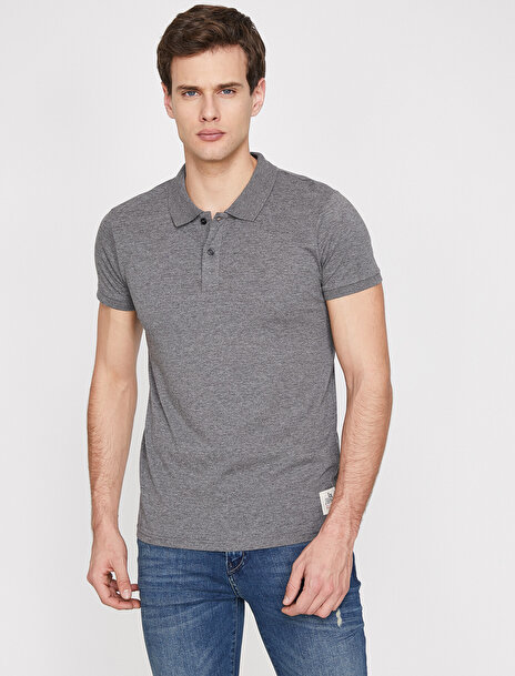 Koton Erkek Polo Yaka Slim Fit Basic Tişört Koton Erkek Polo Yaka Slim Fit Basic Tişört