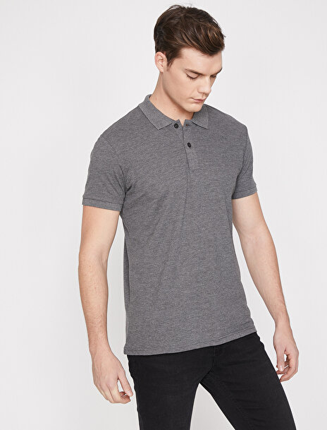 Koton Erkek Polo Yaka Kısa Kollu Slim Fit Basic Tişört Koton Erkek Polo Yaka Kısa Kollu Slim Fit Basic Tişört