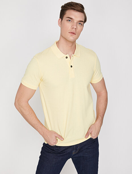 Koton Erkek Polo Yaka Kısa Kollu Slim Fit Basic Tişört Koton Erkek Polo Yaka Kısa Kollu Slim Fit Basic Tişört