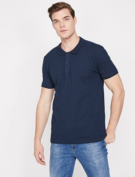 Koton Erkek Polo Yaka Kısa Kollu Slim Fit Basic Tişört Koton Erkek Polo Yaka Kısa Kollu Slim Fit Basic Tişört