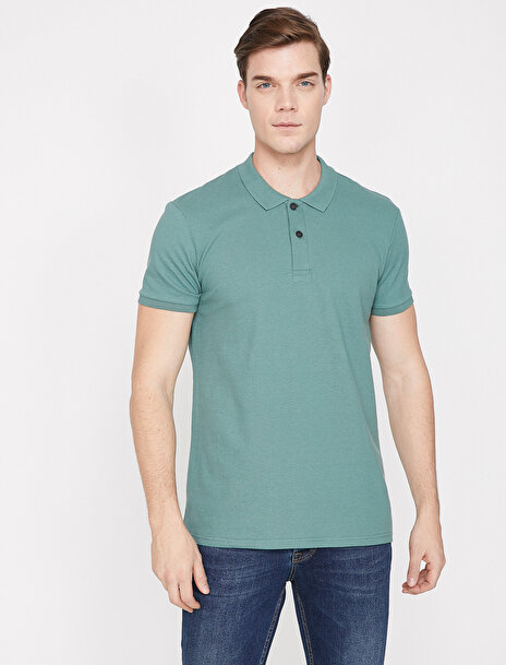 Koton Erkek Polo Yaka Kısa Kollu Slim Fit Basic Tişört Koton Erkek Polo Yaka Kısa Kollu Slim Fit Basic Tişört
