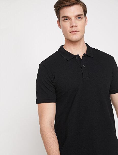 Koton Erkek Polo Yaka Kısa Kollu Slim Fit Basic Tişört Koton Erkek Polo Yaka Kısa Kollu Slim Fit Basic Tişört
