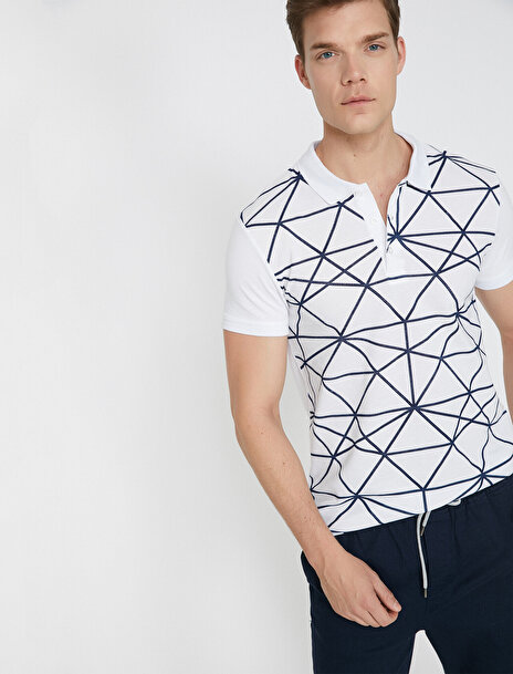 Koton Erkek Desenli T-Shirt