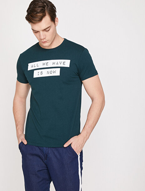 Koton Erkek Yazılı Baskılı T-Shirt