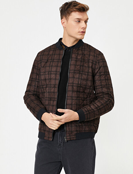 Koton Erkek Kareli Mont