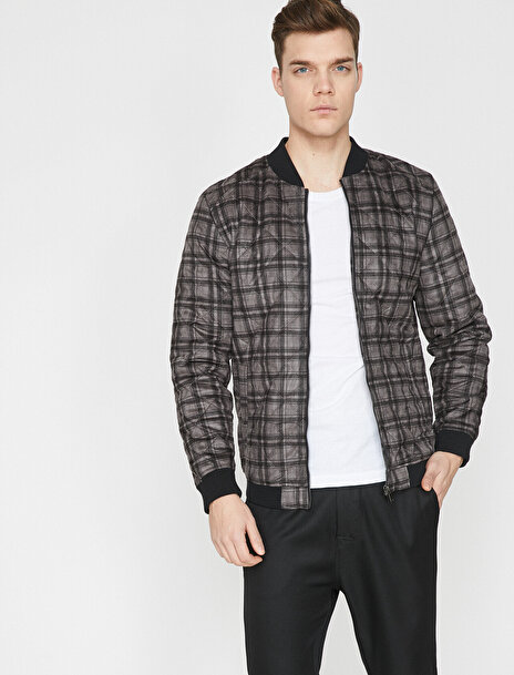 Koton Erkek Kareli Mont