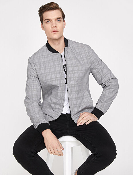 Koton Erkek Kareli Mont