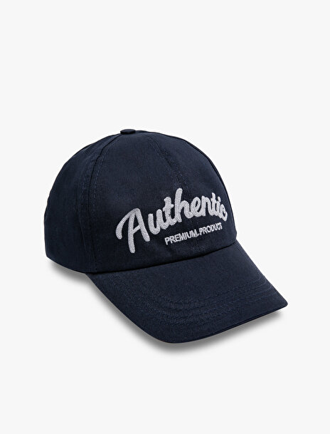 Koton Erkek İşlemeli Şapka