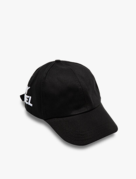 Koton Erkek işlemeli Şapka