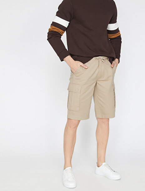 Koton Erkek Cep Detaylı Kargo Şort