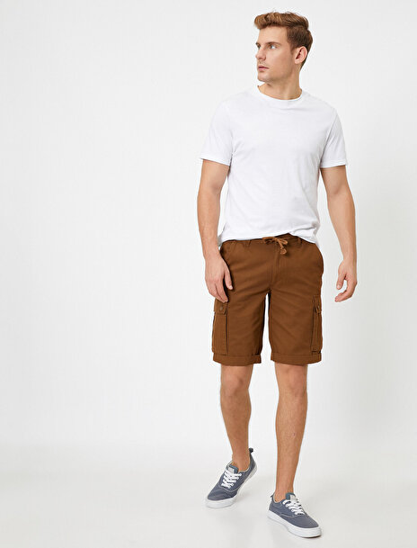 Koton Erkek Cep Detaylı Kargo Şort