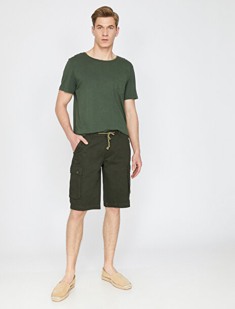 Koton Erkek Cep Detaylı Kargo Şort