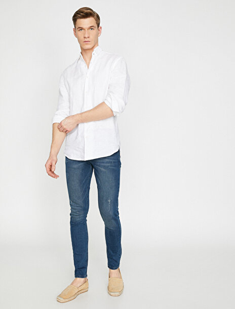 Koton Erkek Super Skinny Fit Kot Pantolon - Justin Jean