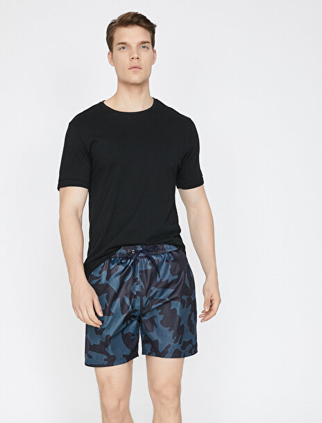 Koton Erkek Kamuflaj Desenli Deniz Şortu Koton Erkek Kamuflaj Desenli Deniz Şortu