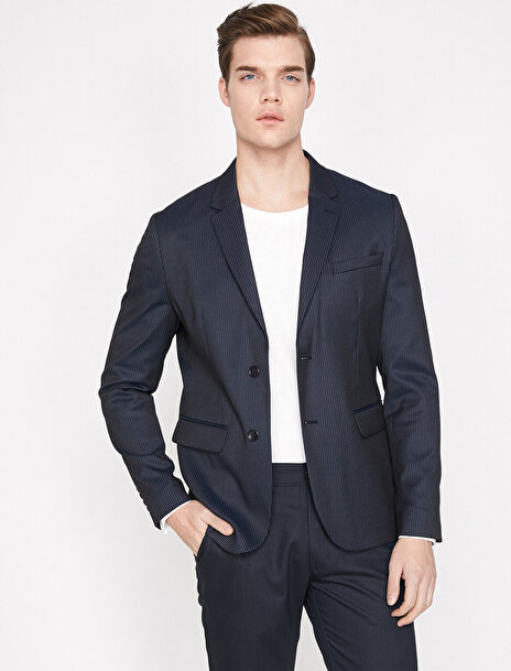 Koton Erkek Cep Detaylı Blazer Ceket