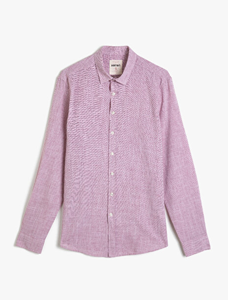 Koton Erkek %100 Pamuk Slim Fit Uzun Kol Gömlek Koton Erkek %100 Pamuk Slim Fit Uzun Kol Gömlek