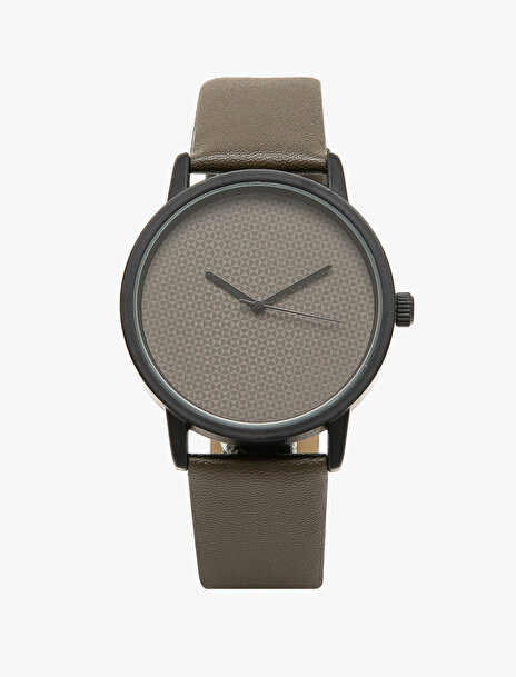 Koton Erkek Deri Görünümlü Saat