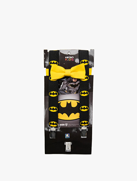 Koton Erkek Çocuk Batman Baskılı Kemer Papyon Seti Koton Erkek Çocuk Batman Baskılı Kemer Papyon Seti