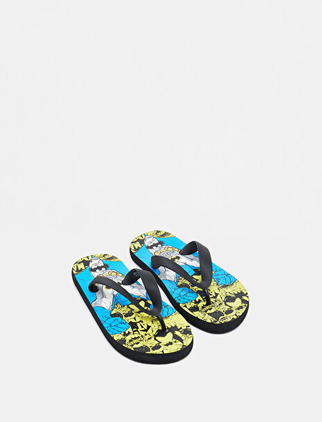 Koton Erkek Çocuk Batman Lisanslı Parmak Arası Terlik