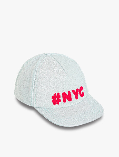 Koton Kız Çocuk Yazılı İşlemeli Şapka